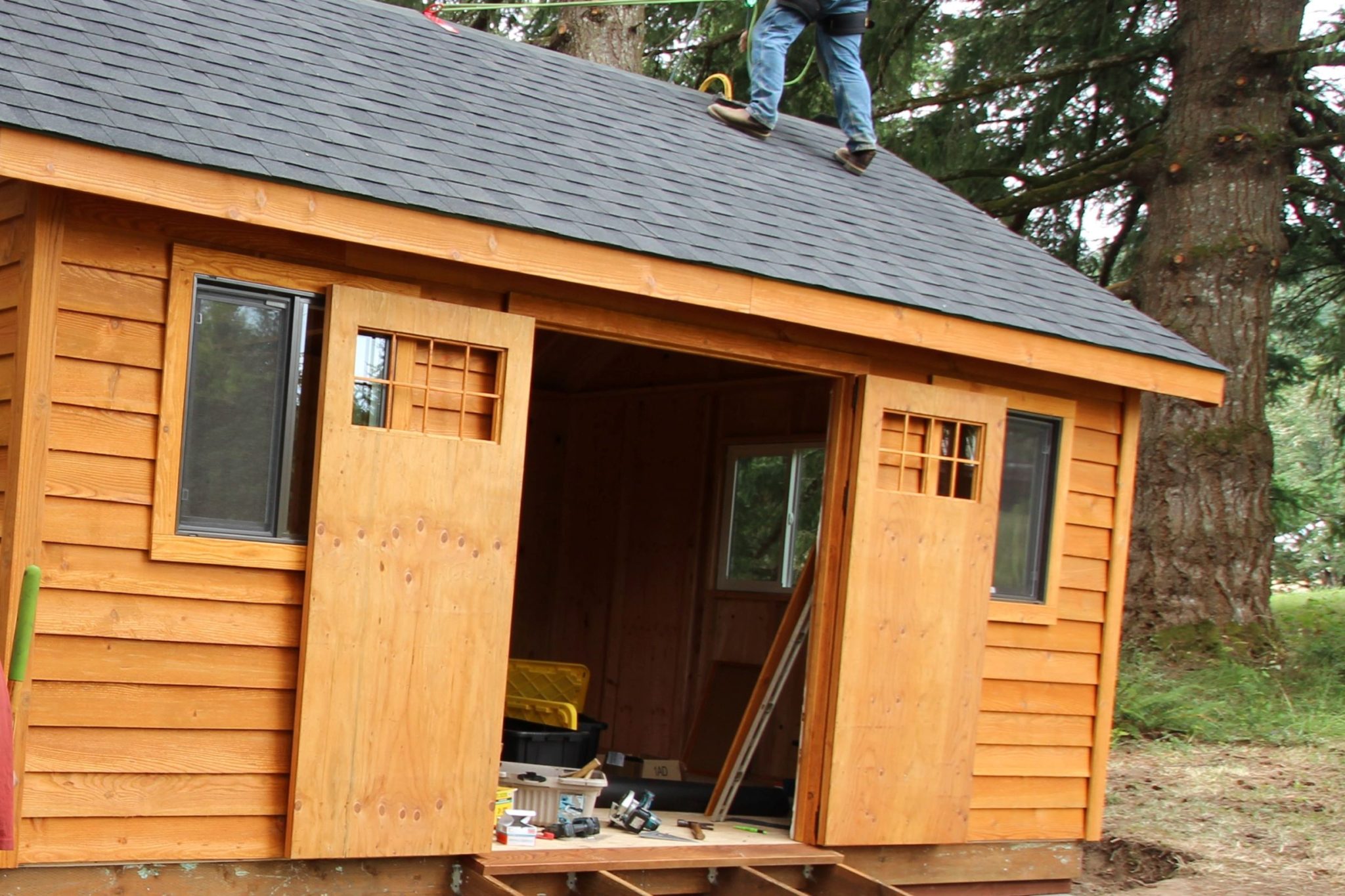 Shed with Loft – Oregon TimberWerks
